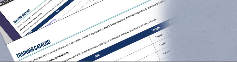 Office for Victims of Crime Training and Technical Assistance Center